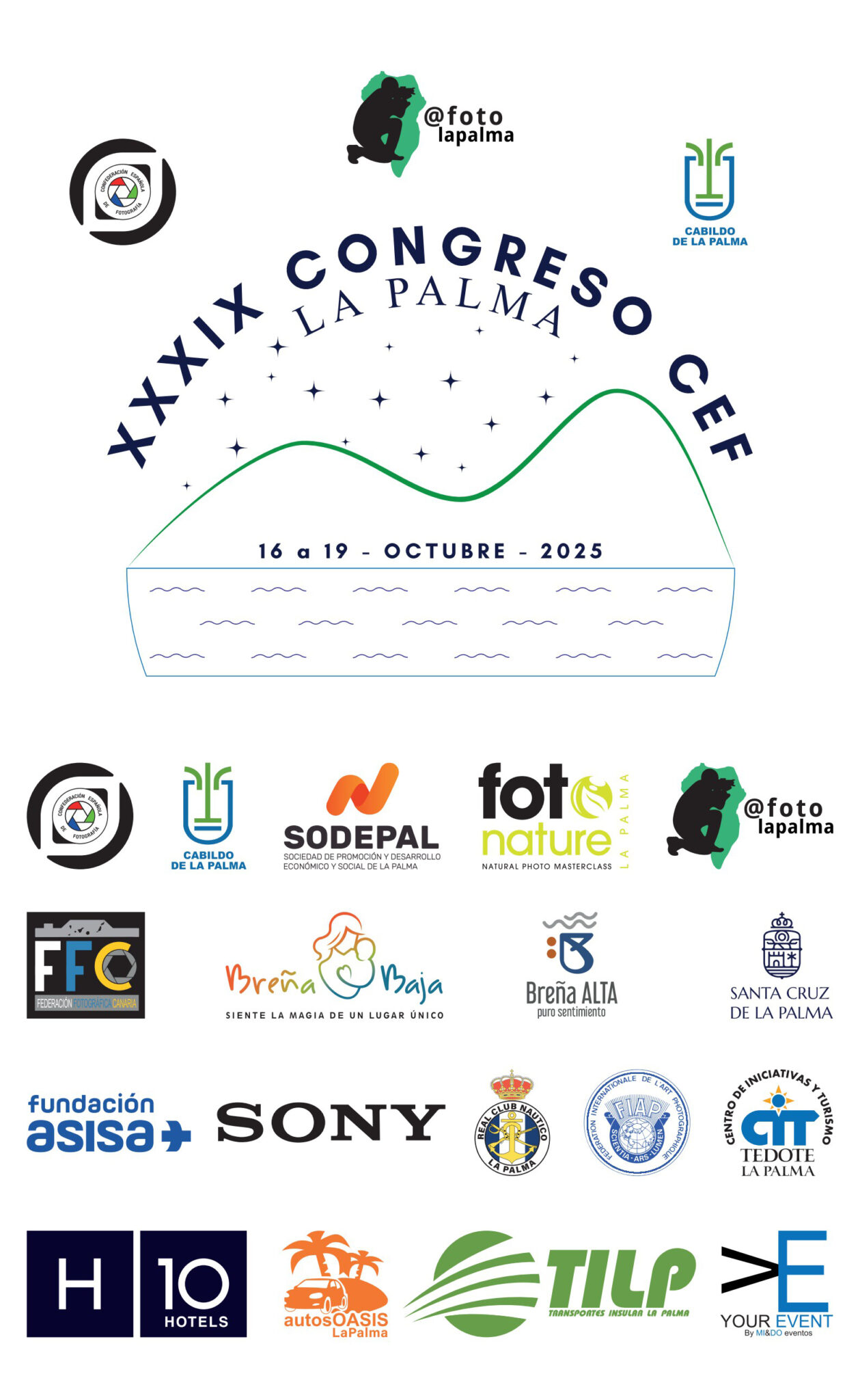 PROGRAMA XXXIX Congreso CEF, La Palma 2025 – @FOTOLaPalma